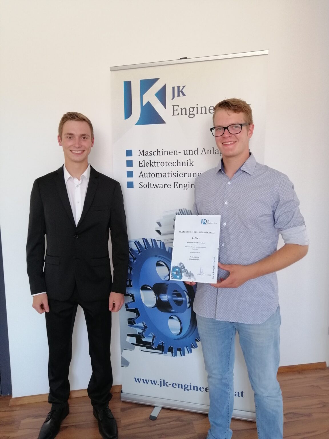 JK Engineering Wettbewerb: 2. Platz für Diplomarbeit der HTL-Neufelden ...